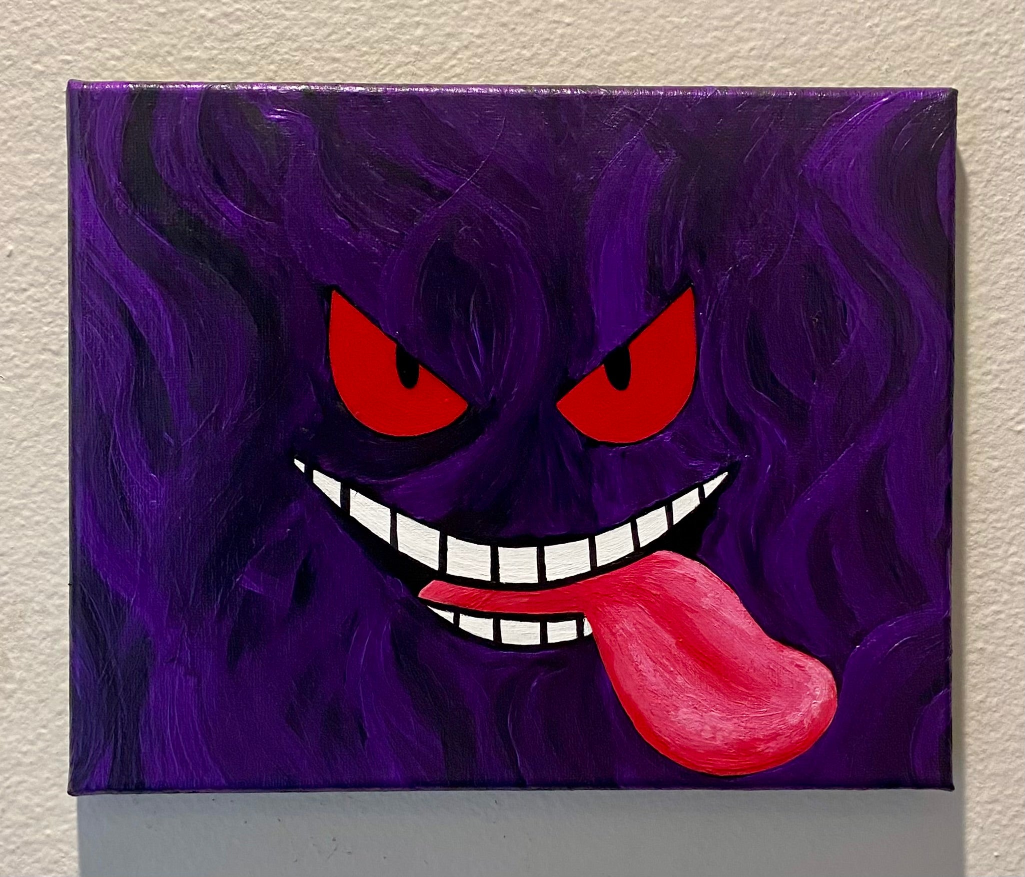 Gengar in Smoke - Painting – Katarina Fine Art